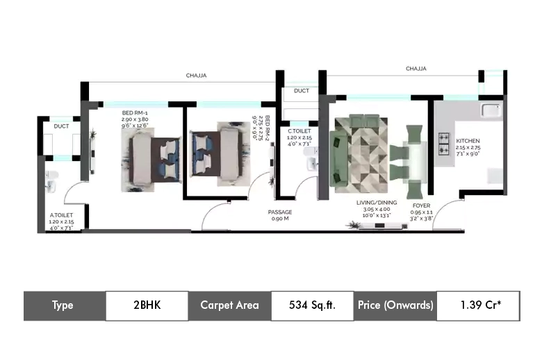 Ajmera Greenfinity, South Mumbai | Price, Floor Plans, Amenities
