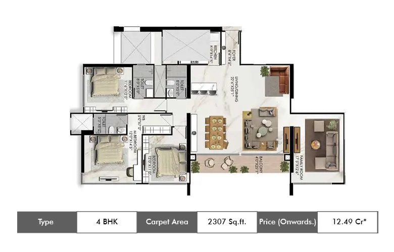 Prestige Jasdan Classic Byculla | Price, Configurations, Amenities ...